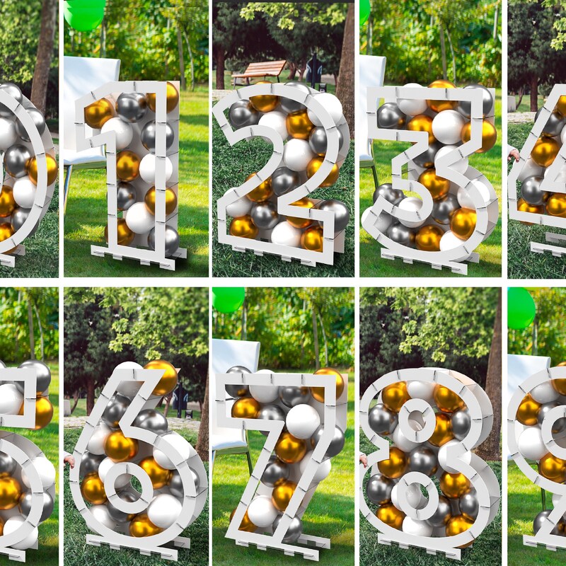 Big Number Balloons - Etsy