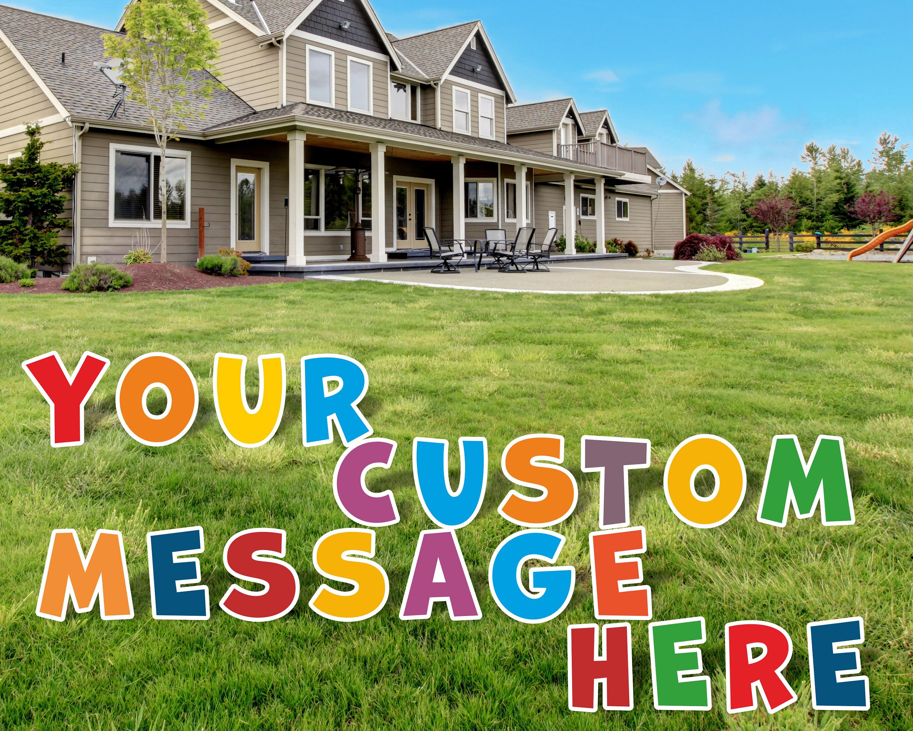 Build Your Own Sign Personalized Custom Letter Yard Sign - Etsy