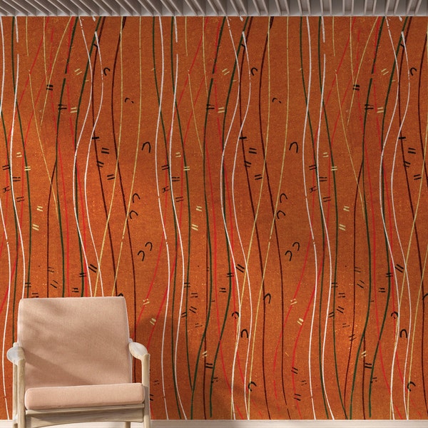 Textile Wallpaper - Etsy