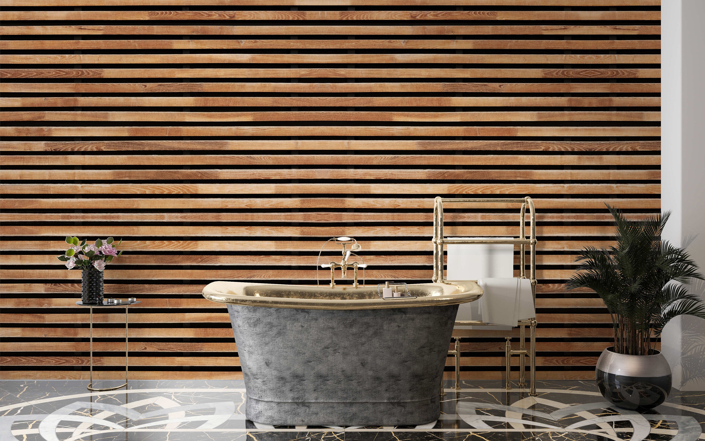 Wood Panel Wallpaper Removable Wallpaper Peel and Stick - Etsy