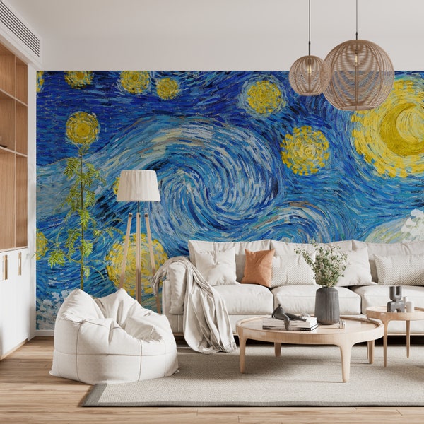 Starry Night Godzilla - Etsy