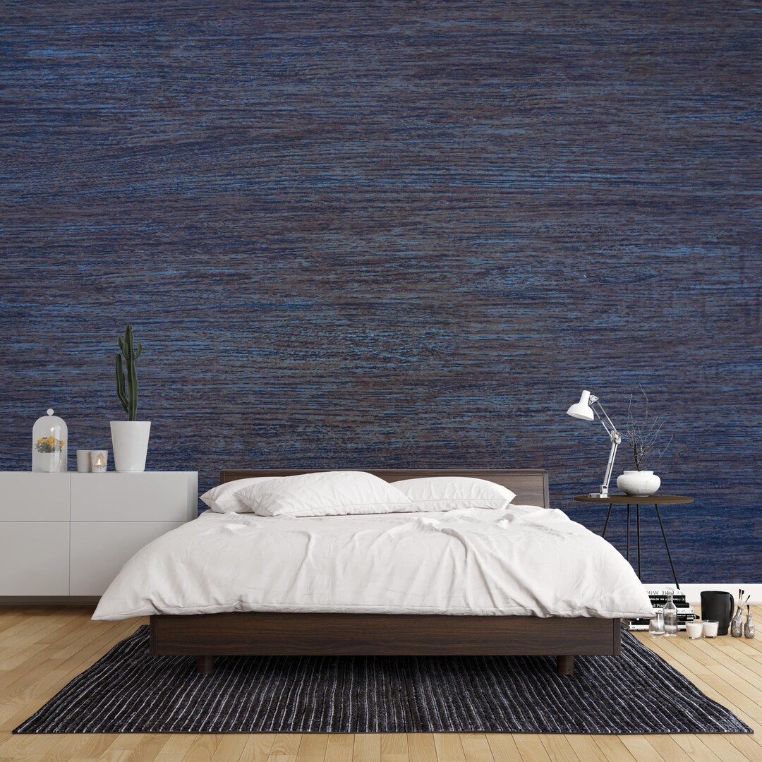 Classic Chocolate Brown Wall Mural With Wooden Grain Finish – Perfect ...