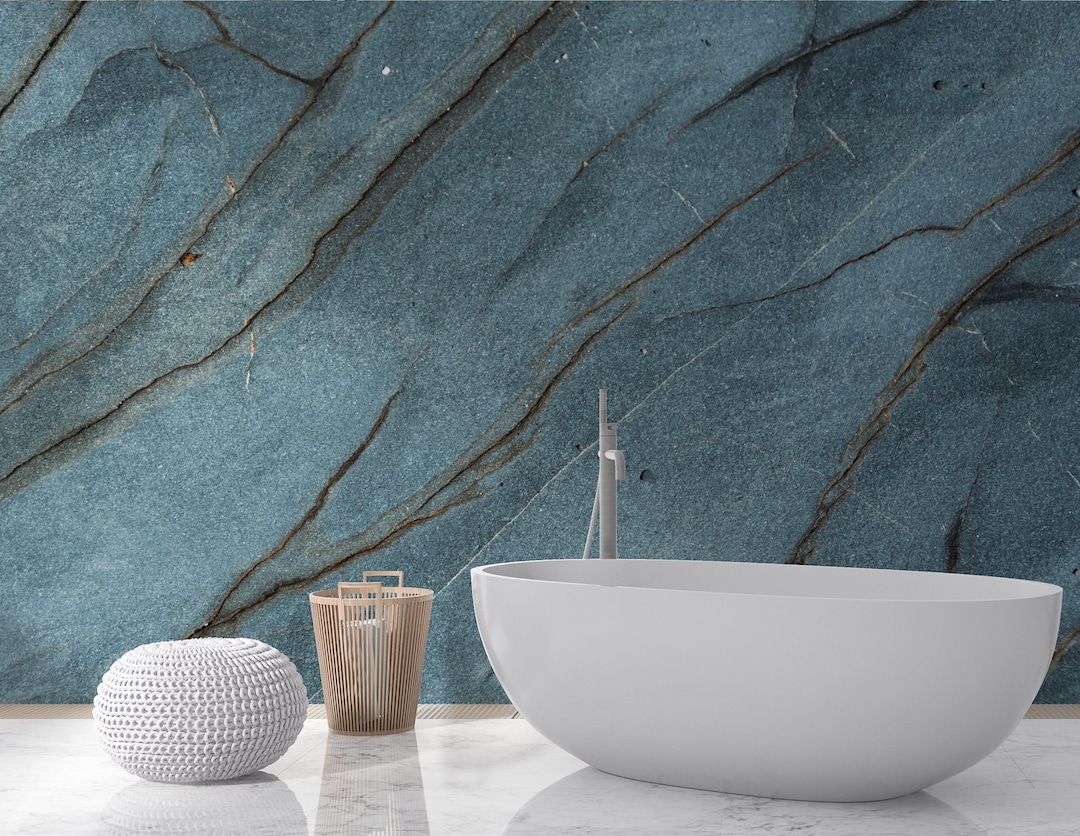 Textured Natural Stone Wallpaper, Self Adhesive or Pasted, Temporary ...