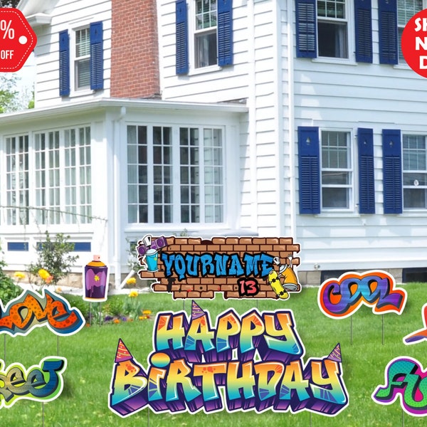 Graffiti Party Decorations - Etsy