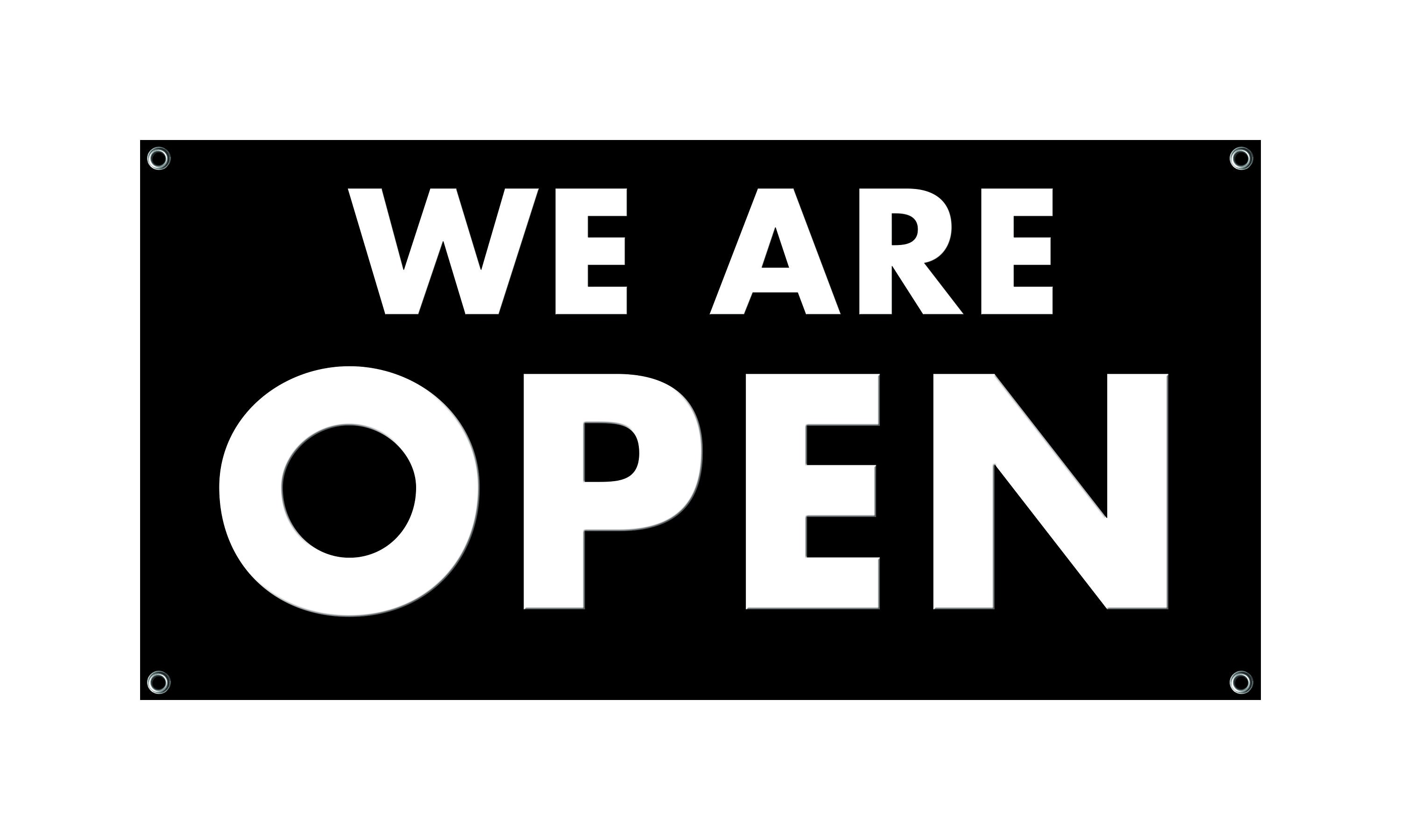 We Are Open Banner We're Open for Business We Are Open - Etsy