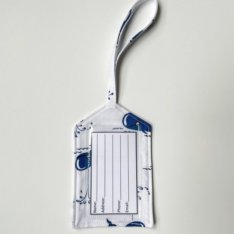 Fabric Luggage Tag - Etsy