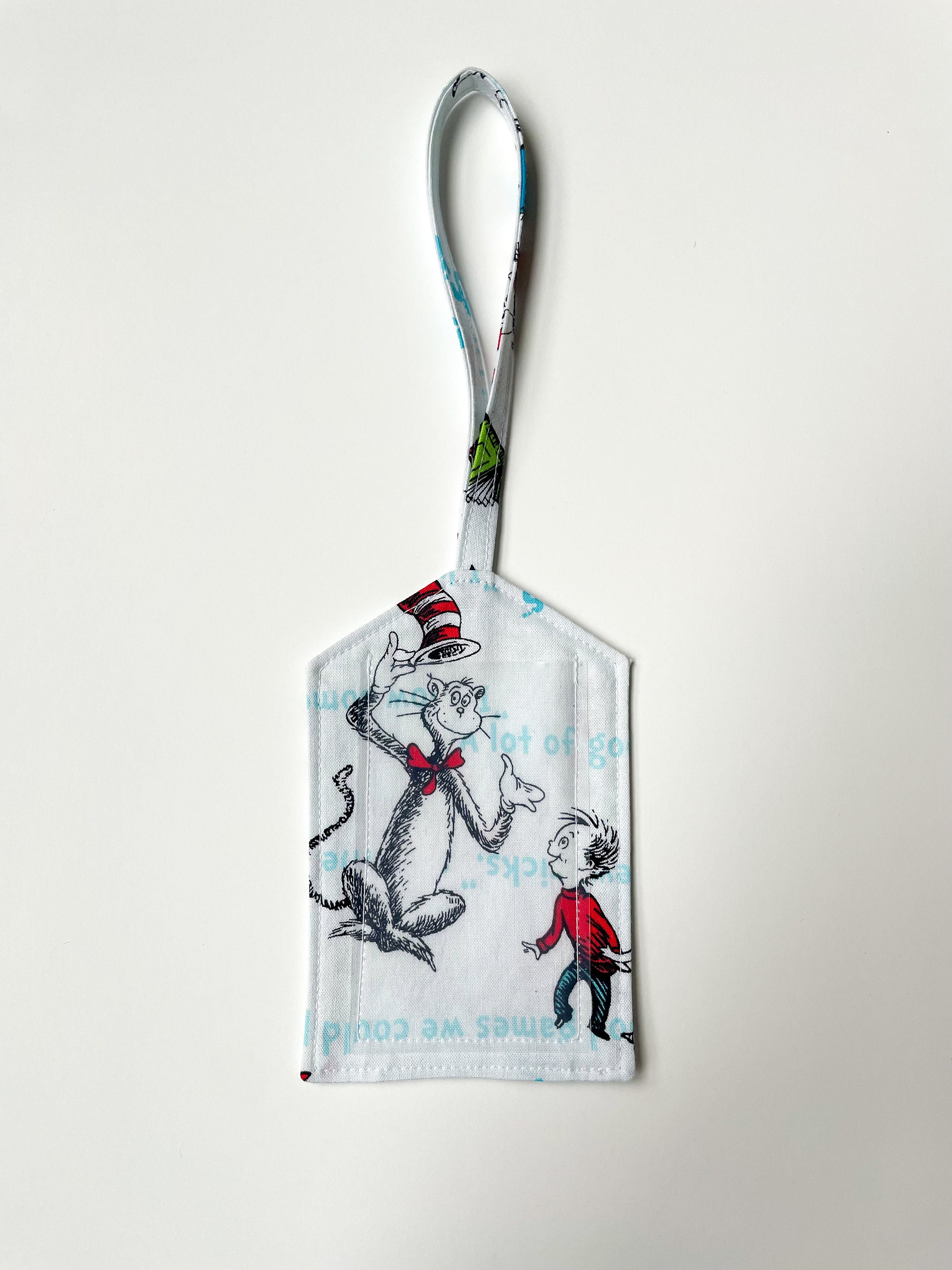 Luggage Tag - Dr Seuss - Cat in the Hat - Etsy