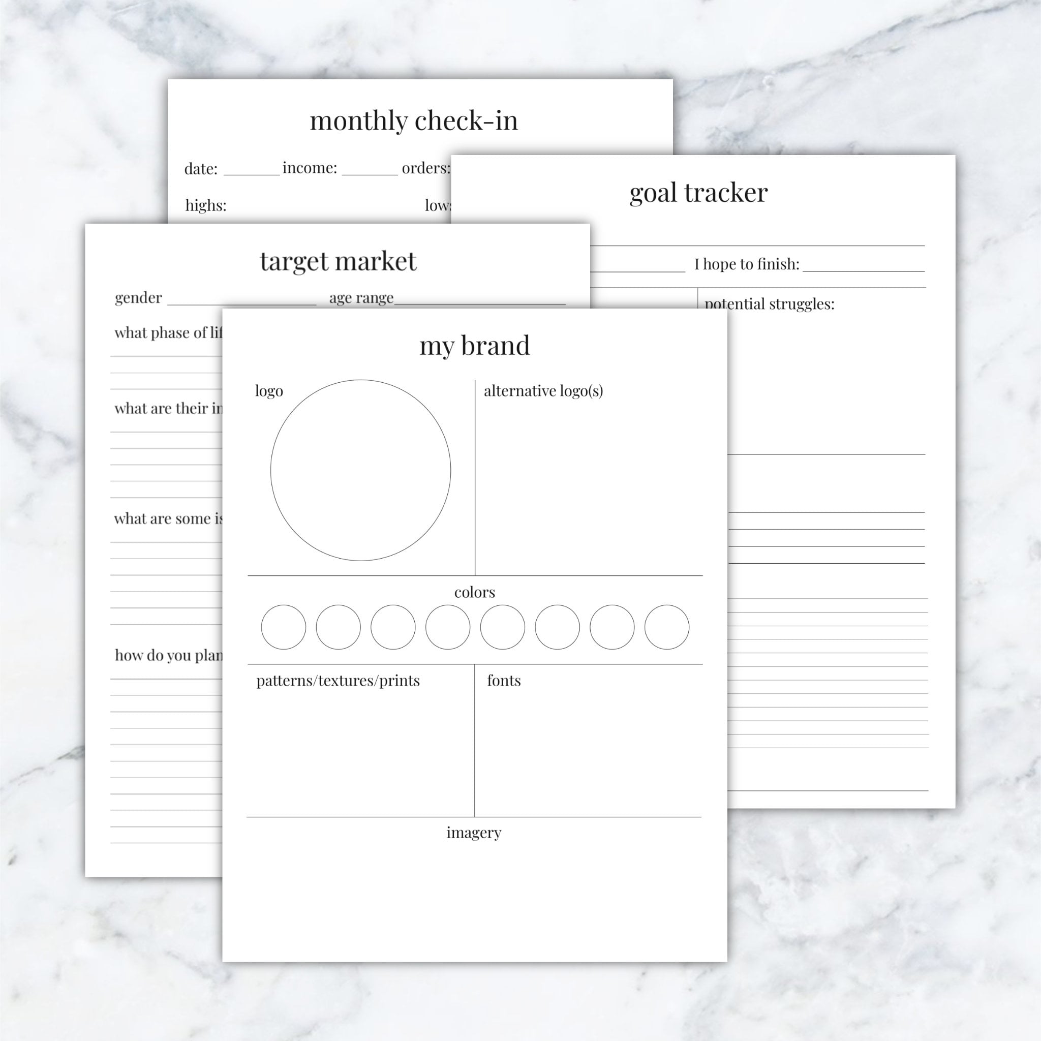 Digital druckbares Business Journal Small Business und - Etsy.de