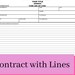 Contract With Lines Template / Editable Proposal & Contract Form ...