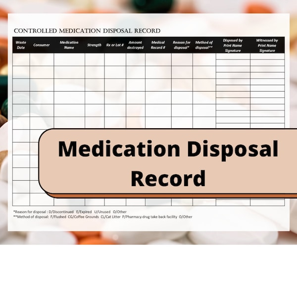 Editable Waste Log Template - Etsy Canada