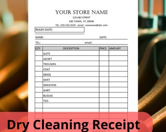 Valet Receipt - Etsy Australia