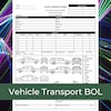 Bill of Lading Template / PDF & Excel / Business Form Template / BOL ...