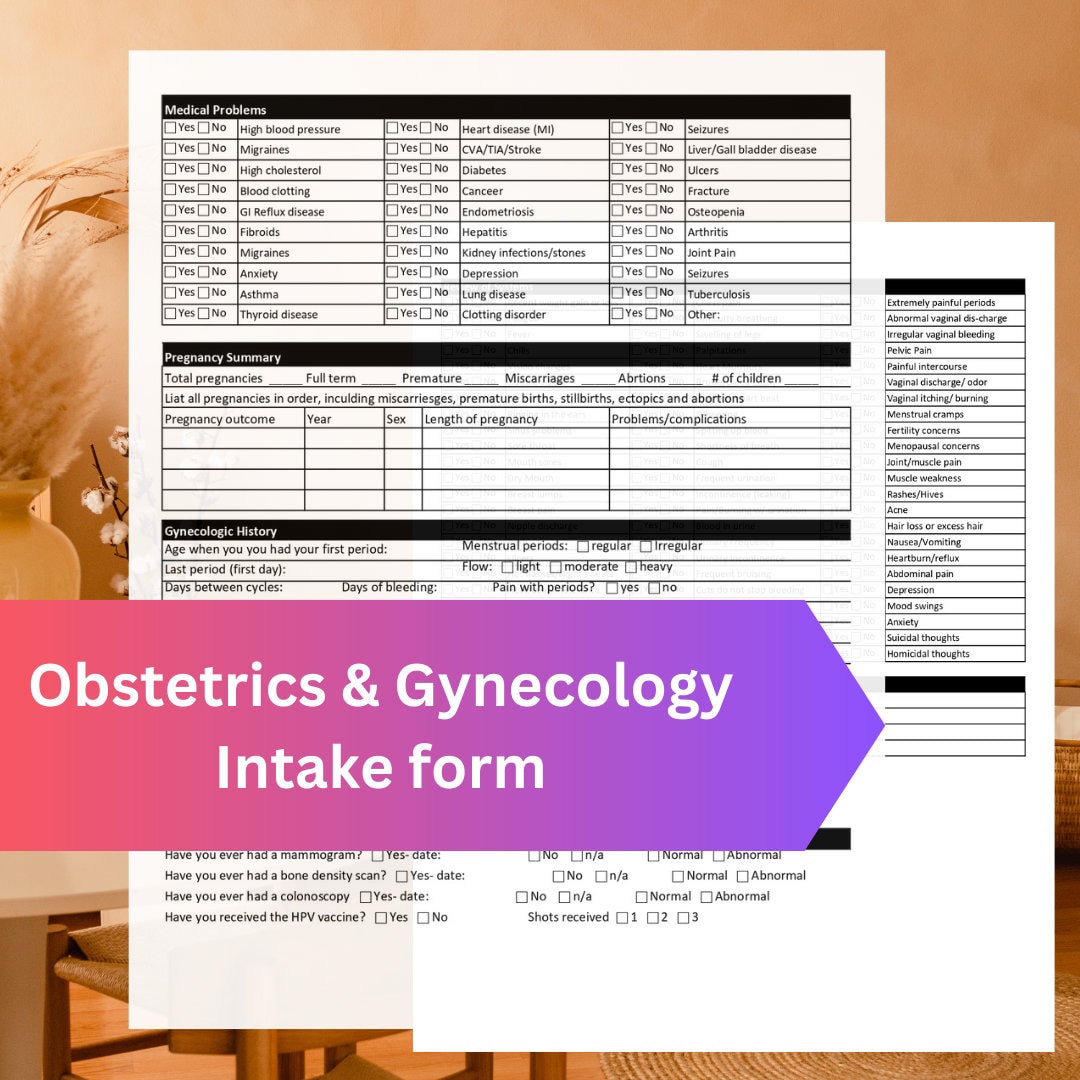 A Set of Medical Registration Form Template / Printable Editable ...