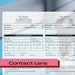 Editable Prescription Set for Optometry / Contact Lens & Spectacle ...
