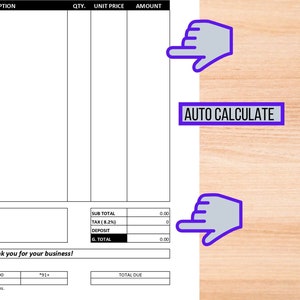 Invoice Aging Report Template / Printable Invoice / Business Form ...