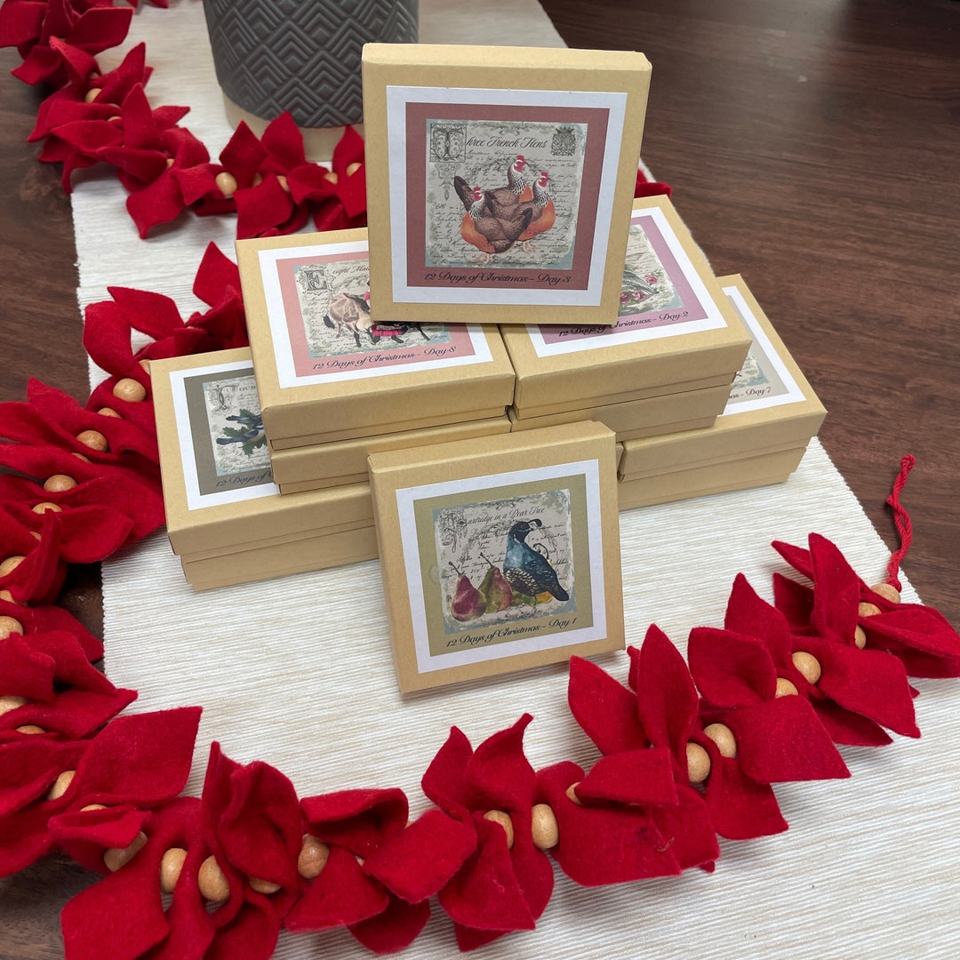 12 Days of Christmas" Puzzle Set - Etsy