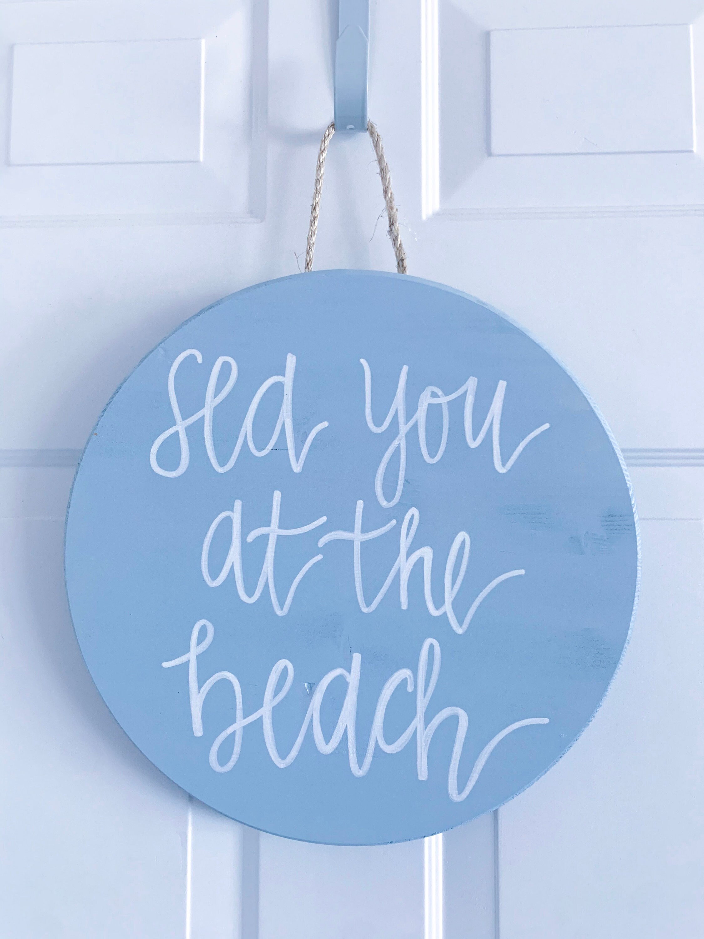 Sea You at the Beach Door Sign Beach House Sign Coastal - Etsy