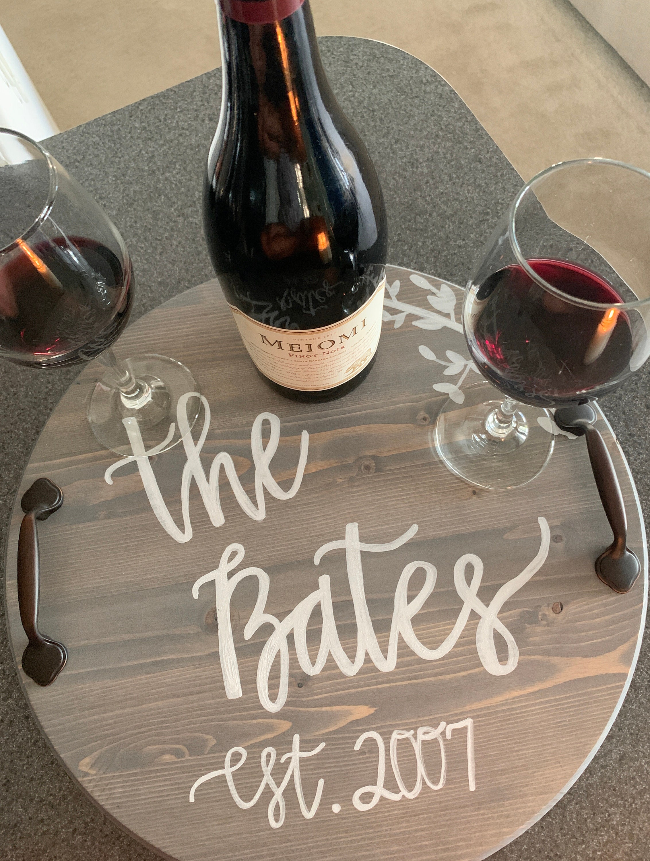 Custom Lazy Susan or Tray Last Name Tray Personalized Tray | Etsy