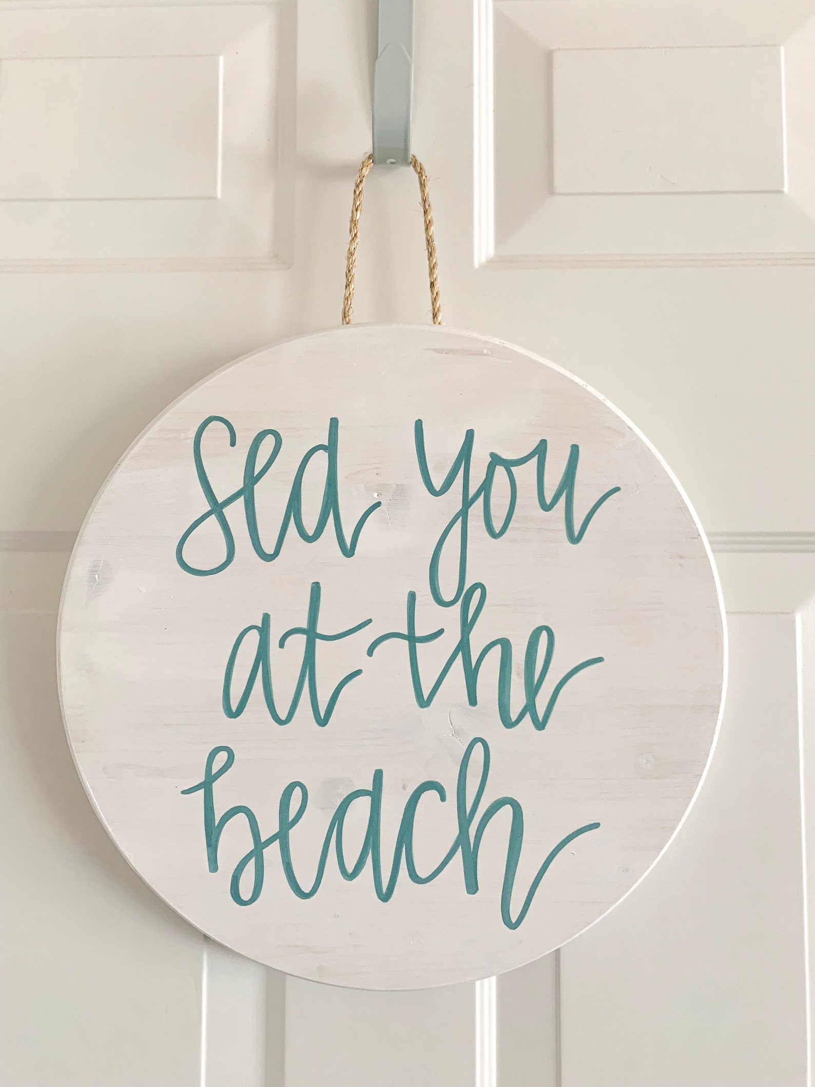 Sea You at the Beach Door Sign Beach House Sign Coastal - Etsy