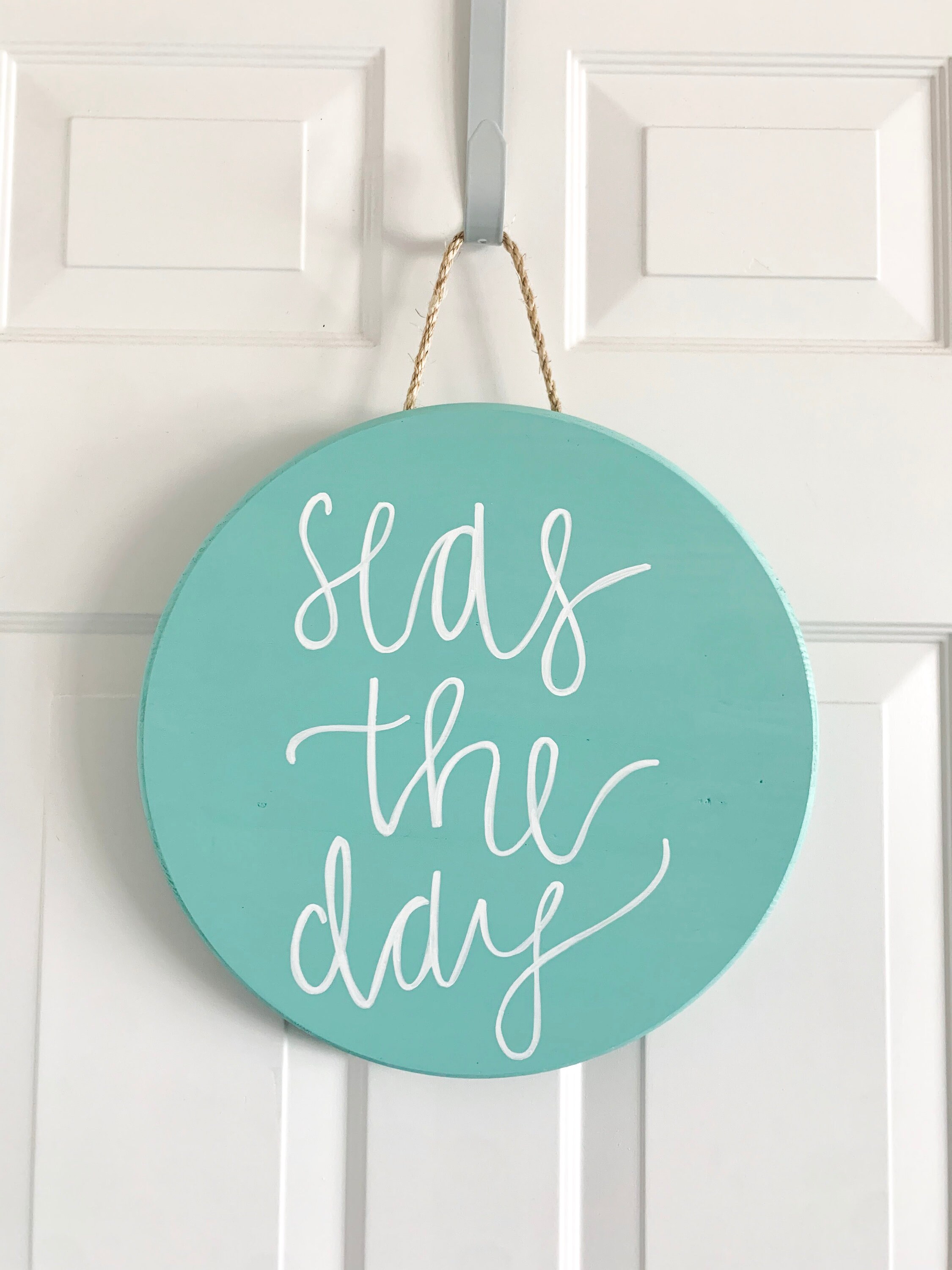 SEAS THE DAY Wall Decor Beach House Sign Coastal Sign - Etsy
