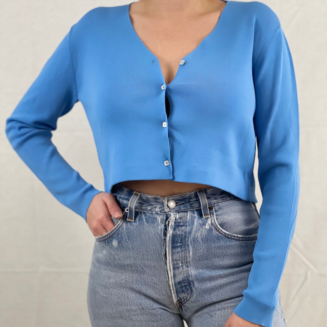 Vintage Cropped Cardigan - Etsy