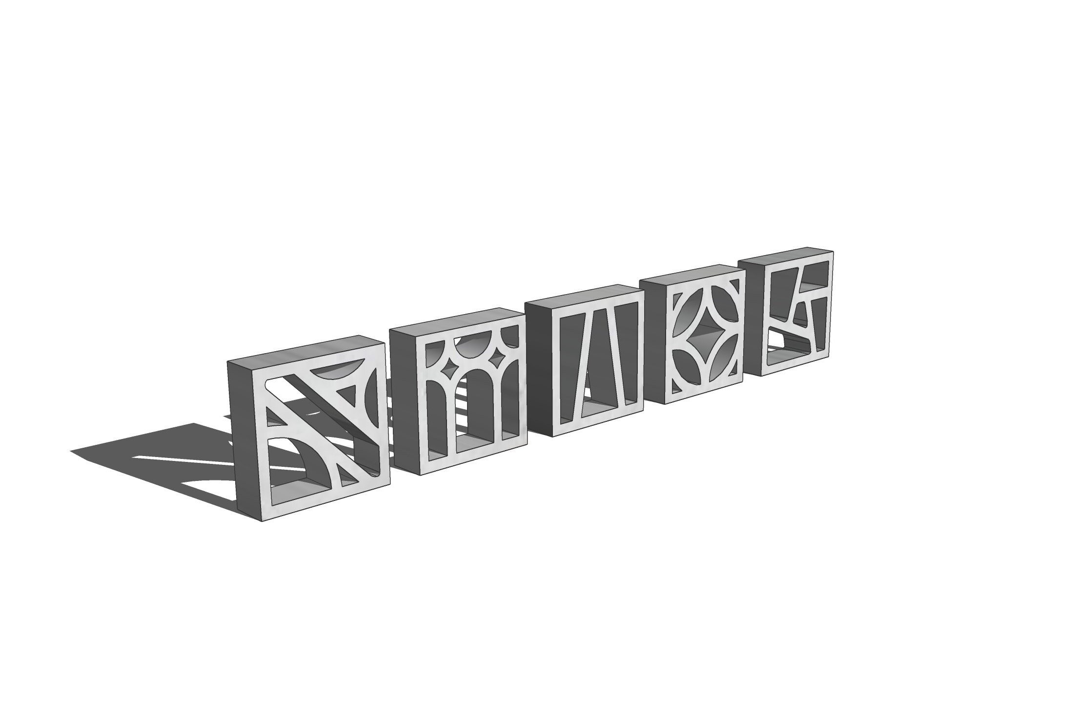 Breeze Blocks | Architectural Elements | 1950's Blocks | Mid- Century ...