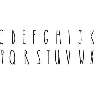 Rae Dunn Alphabet | 3D Print File | STL File Letter Pack | Rae Dunn 3D ...