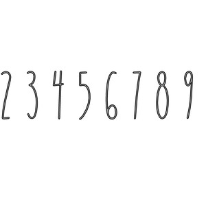 Rae Dunn Numbers | 3D Print File | STL File | Rae Dunn 3D Font | 3D ...