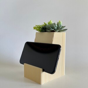 Modern Phone Stand | 3D Print File | STL File | Modern Phone Collection ...