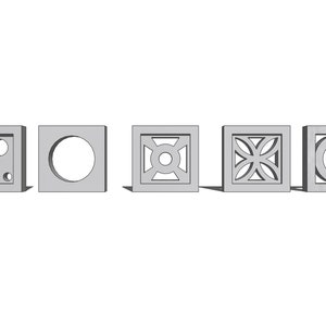 Miniature Breeze Blocks | Architectural Elements | 1950's Blocks | Mid ...