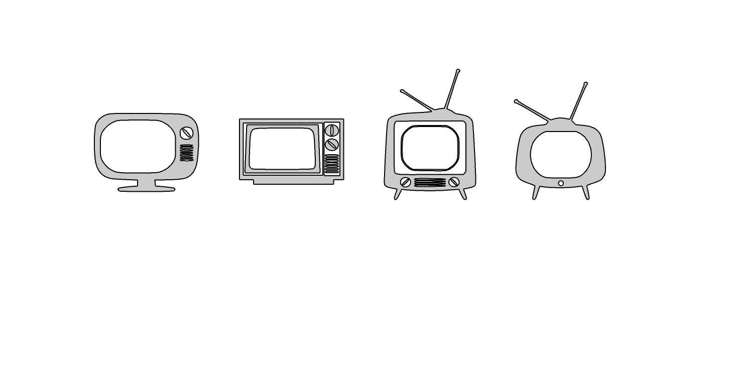 Retro TV Vintage Nostalgia 3D Print File STL File - Etsy