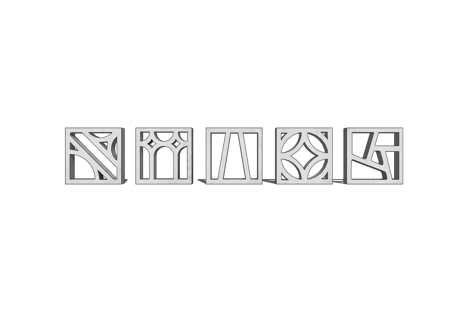 Breeze Blocks | Architectural Elements | 1950's Blocks | Mid- Century ...