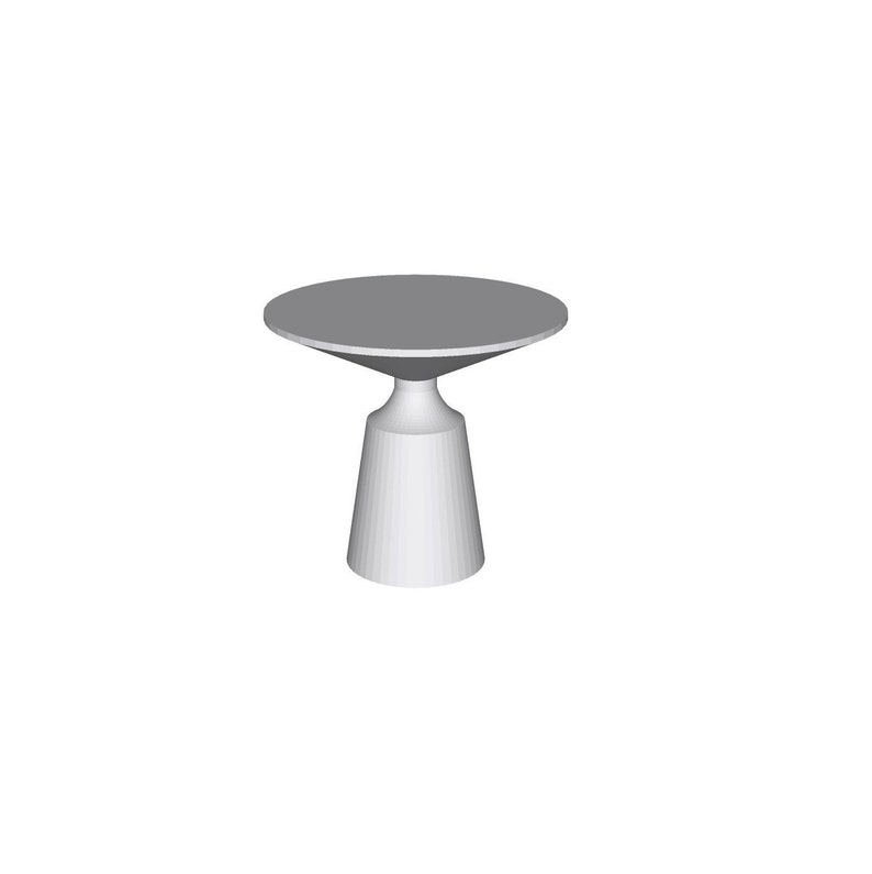 Modern Side Table Accent Table 3D Print File STL File Modern Furniture ...