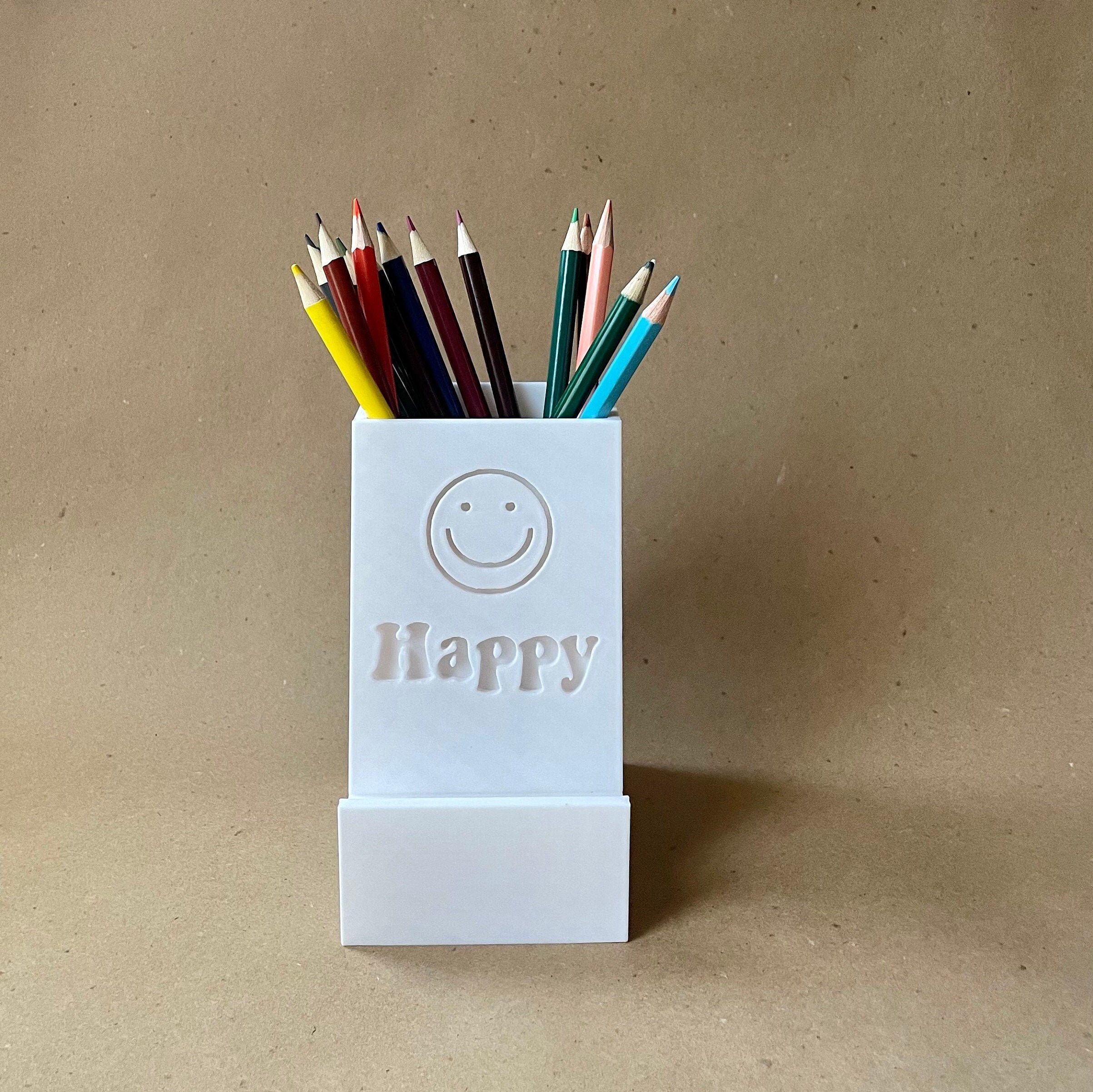 Modern Phone Stand 3d Printed Happy Face Smiley Face - Etsy
