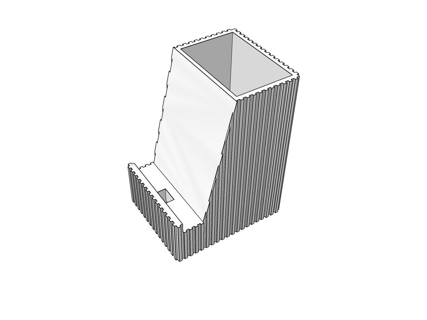 Modern Phone Stand | 3D Print File | STL File | Modern Phone Collection ...