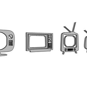 Retro TV Vintage Nostalgia 3D Print File STL File - Etsy