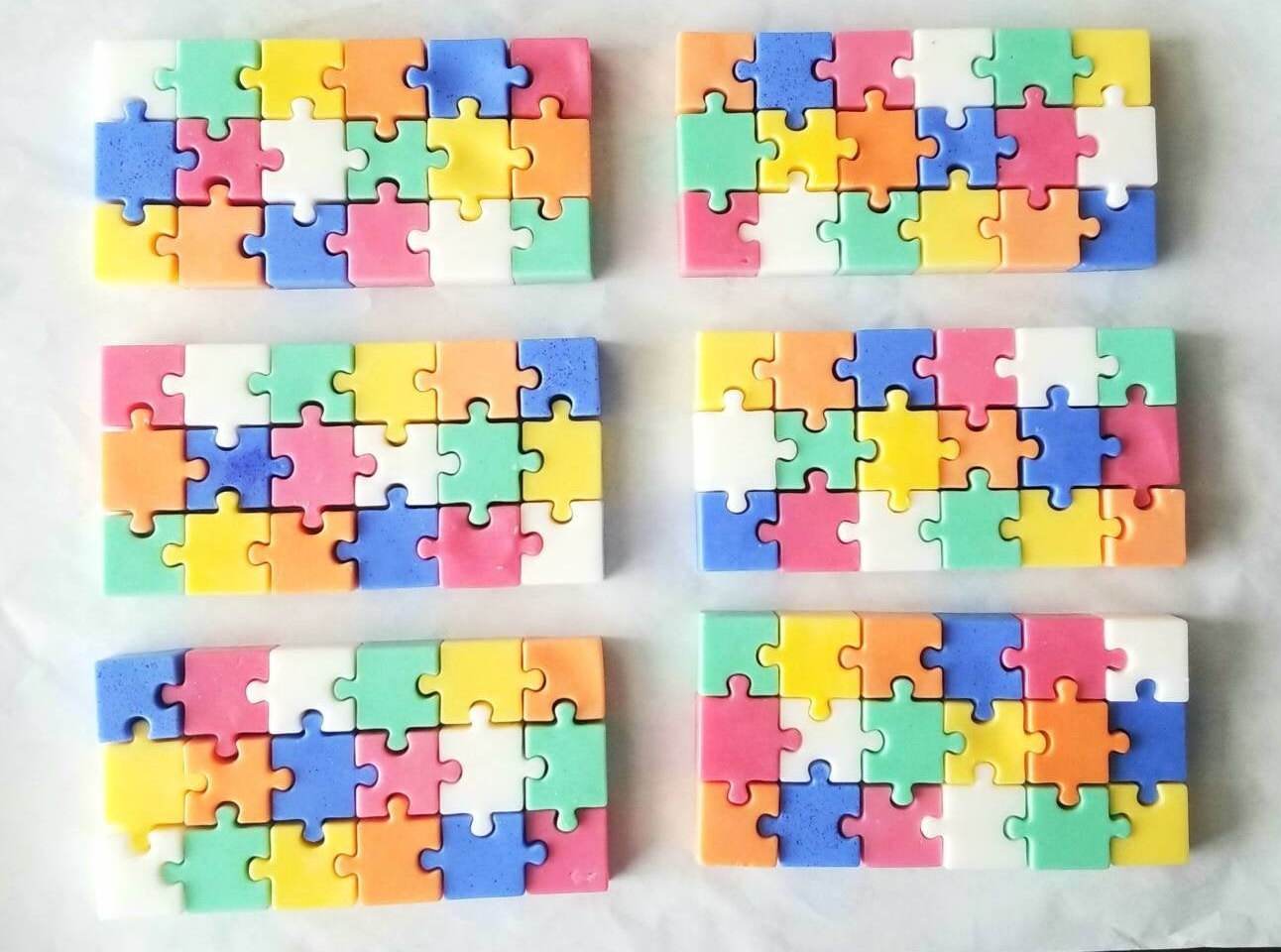 Puzzle Soap Pieces - Etsy