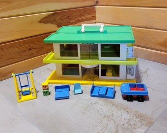 Vintage Playskool Holiday Inn and Fisher Price Little People Swimming ...