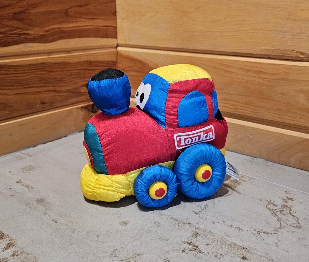 Train Tonka Plush Vintage Playskool 1993 - Etsy