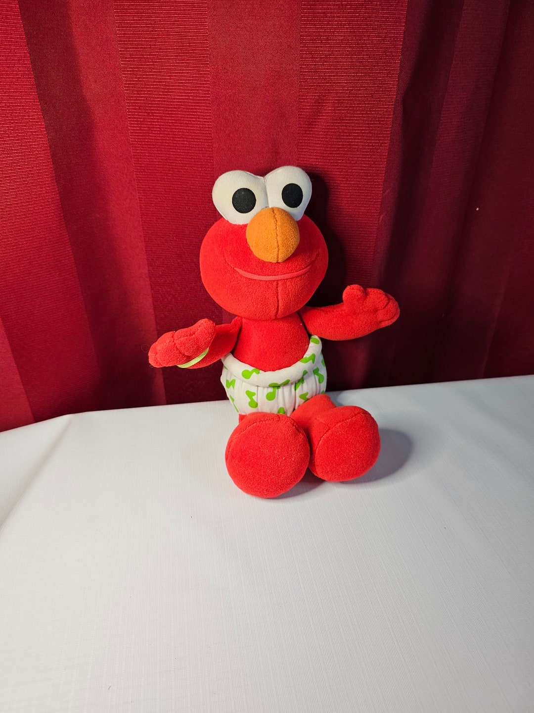 Sesame Street Plush Elmo Tyco Vintage Red 1996 - Etsy