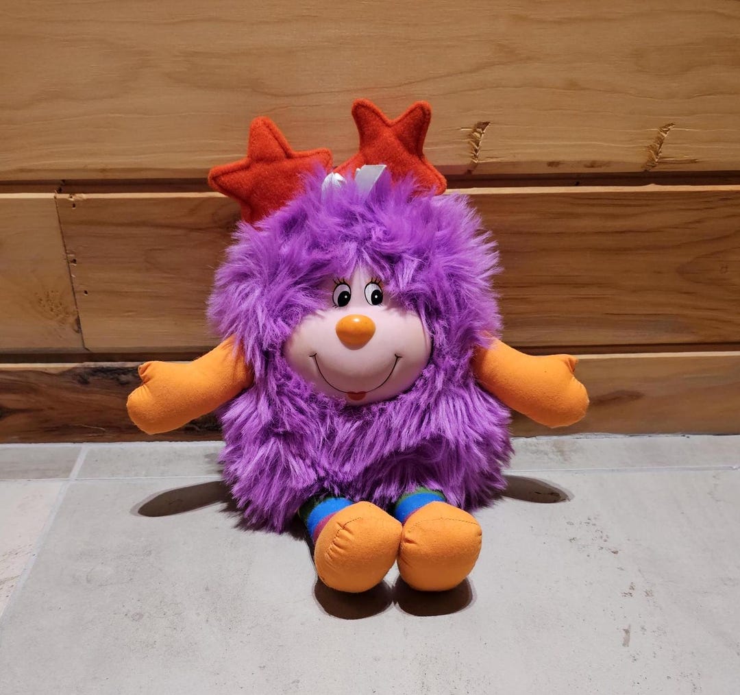 Glee Rainbow Brite Sprite Purple Plush 1983 - Etsy