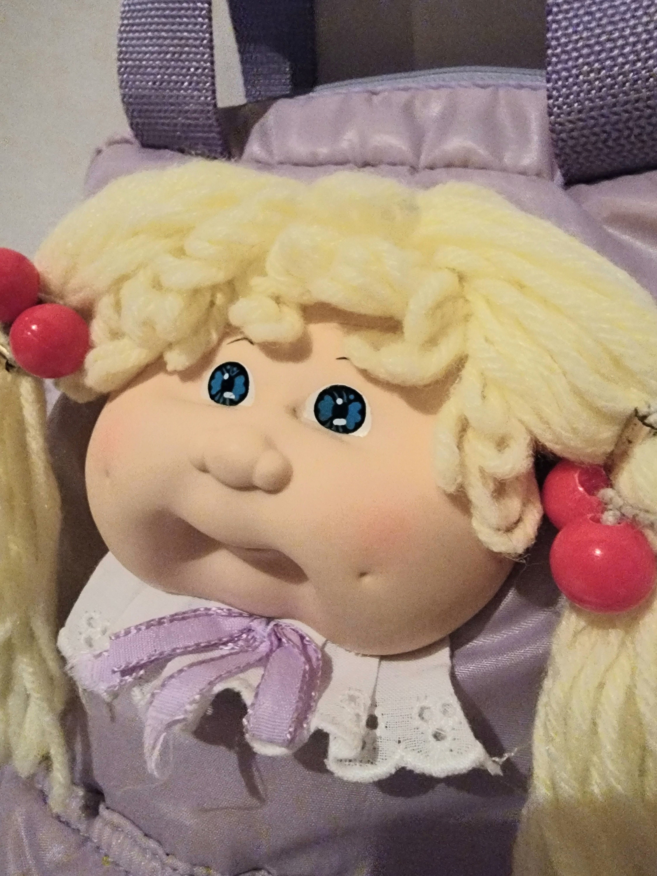 Cabbage Patch Kids Vintage Backpack Purple 1983 - Etsy