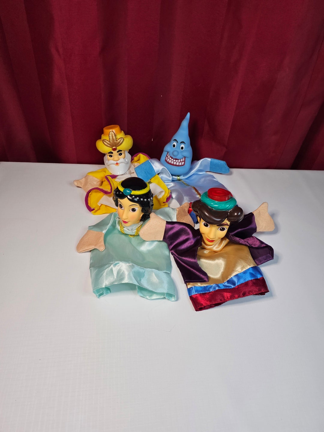 Vintage Disney Aladdin Hand Puppets - Etsy UK