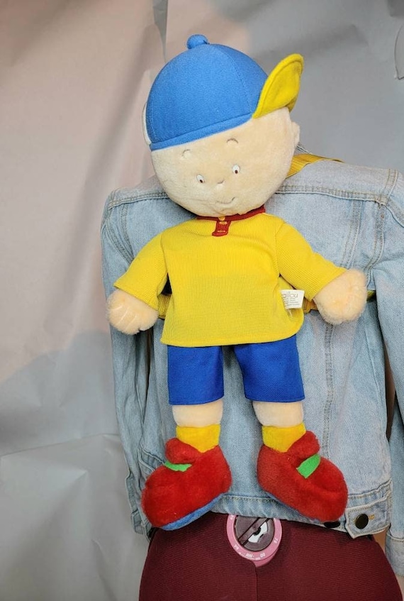 Vintage Caillou Kid Backpack Plush 2000 - Gem