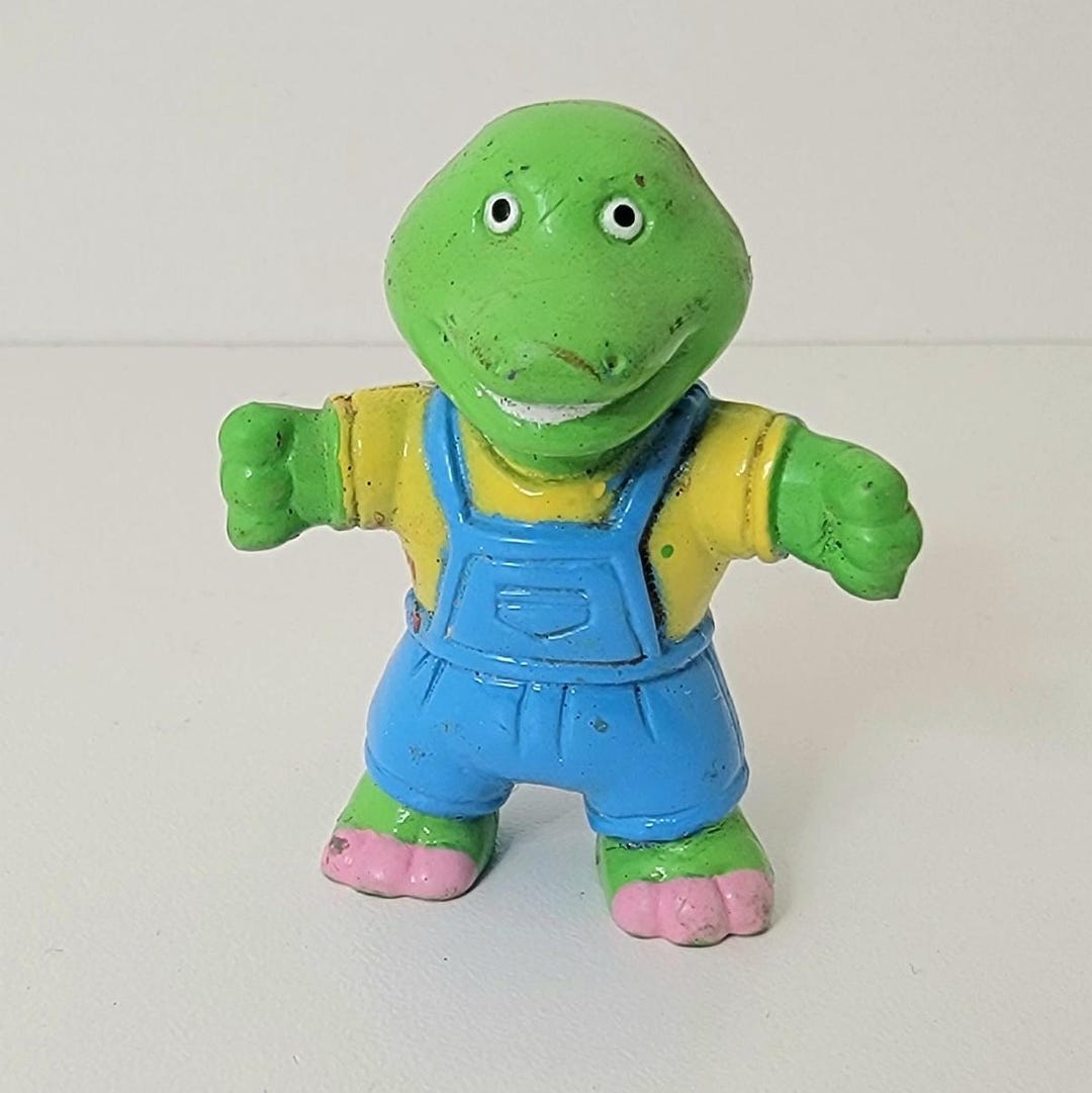 Soma Toys Green Barney Style Dinosaur PVC Figure Vintage - Etsy