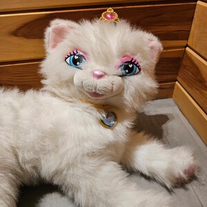 Barbie White Cat Plush Toy Serafina Rare 2004 - Etsy