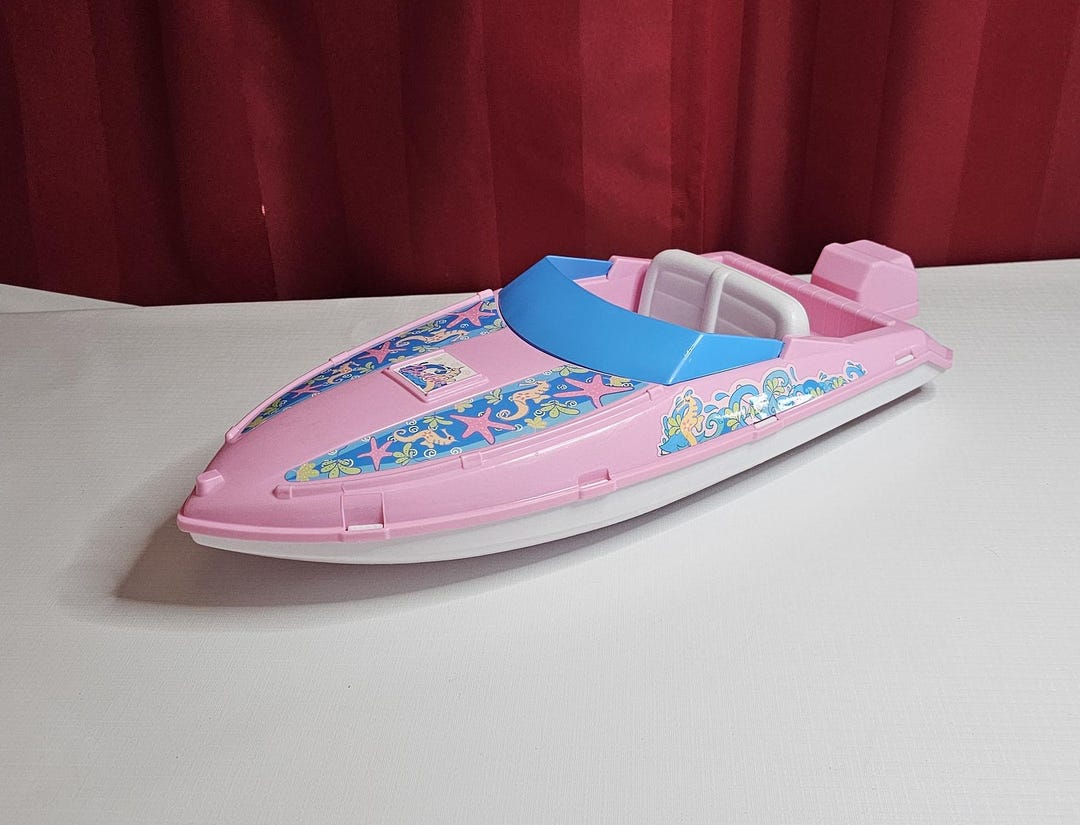 Barbie Vintage Pink Motorboat Mattel 1996 - Etsy