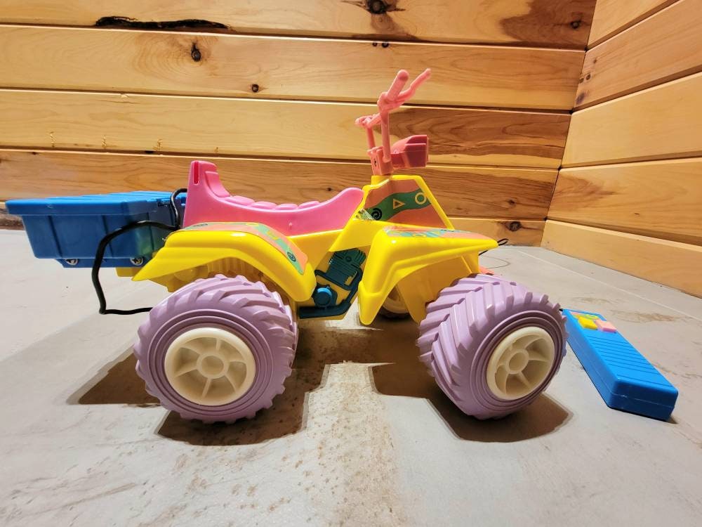 Barbie Quad Vintage 4x4 Yellow Battery - Etsy