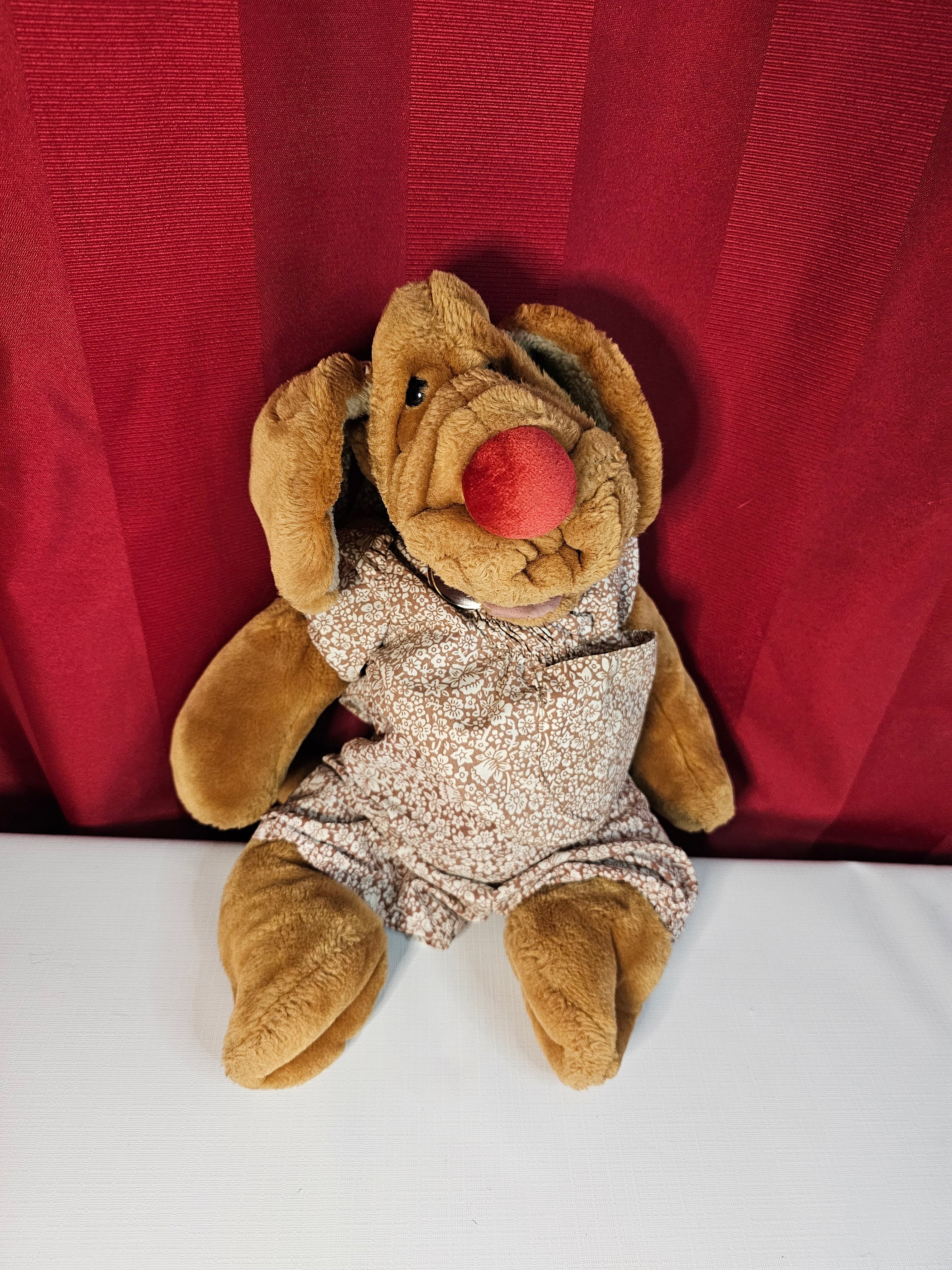 Wrinkles Puppet Soft Toy Brown Dog the Heritage Collection Vintage - Etsy