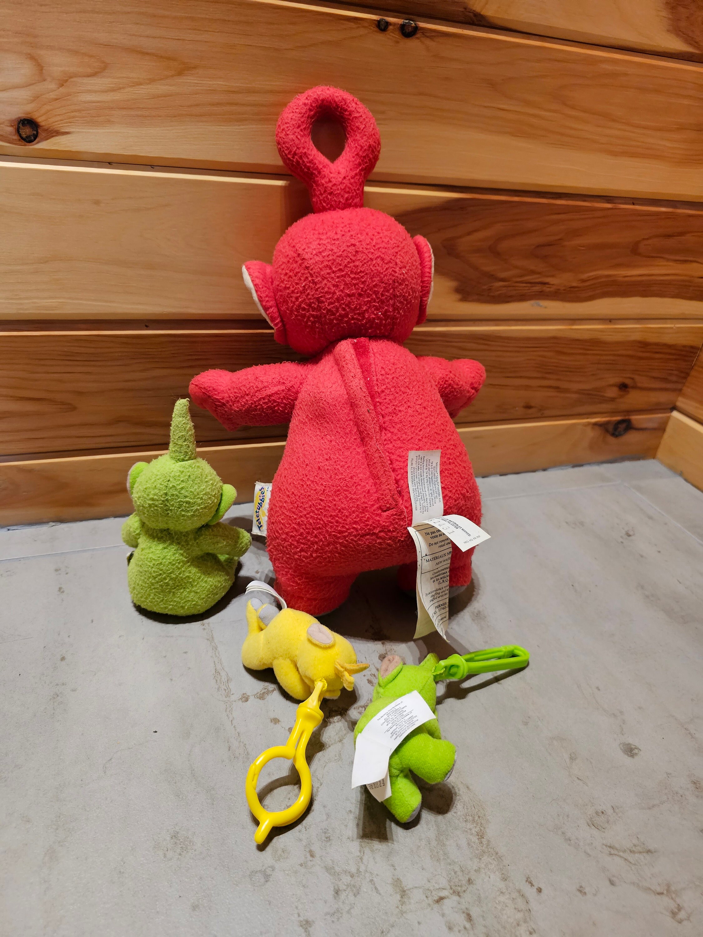 Teletubbies Plush Vintage Po Keychain Lala Dipsy Set of 4 Teletubies - Etsy